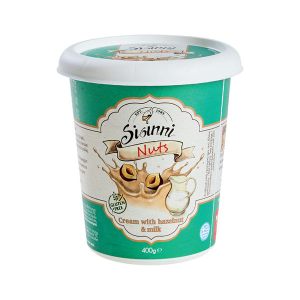 Sisinni Κρέμα με Γάλα και Φουντούκια - Gluten Free Guide